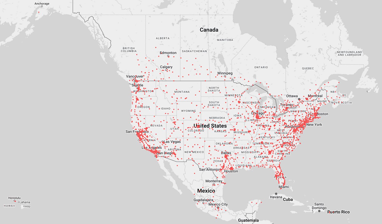 Interactive Tesla Superchargers Map Shows Sites Open to NACS Partners