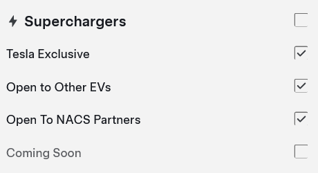 Interactive Tesla Superchargers Map Shows Sites Open to NACS Partners