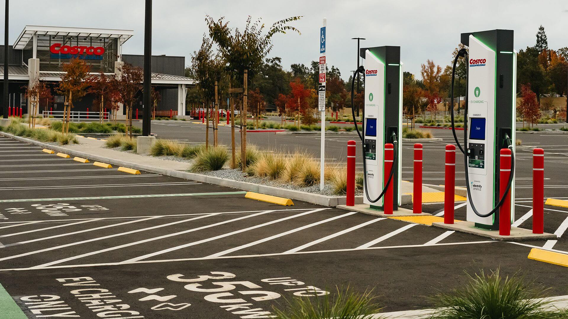 Electrify America Built New DC Fast-Charging Stations For Costco Wholesale