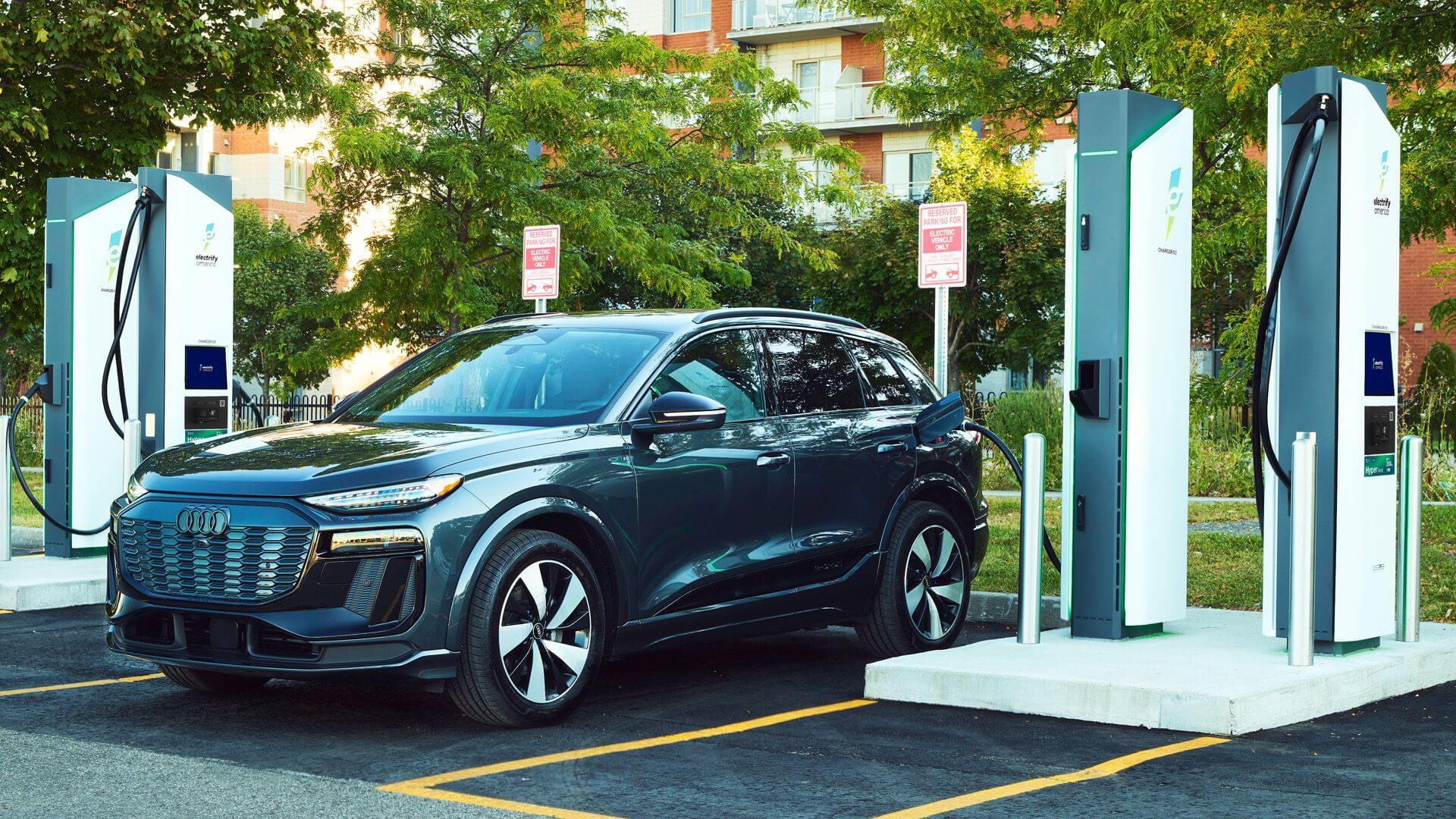 Audi Q6 e-tron Gets 1 Year of Free Charging at Electrify America