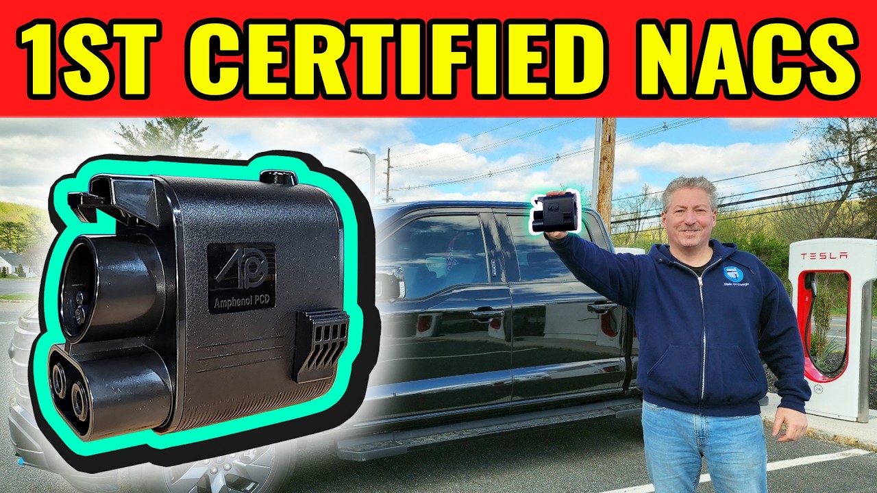 Amphenol Introduces First UL 2252 Safety Certified NACS-to-CCS1 Adapter