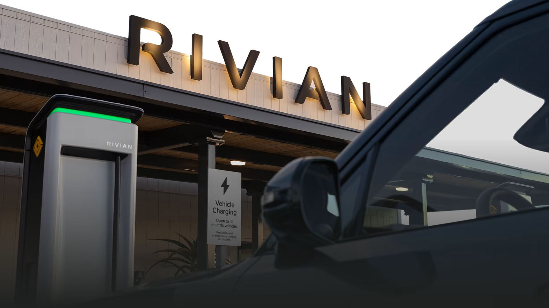 Half of the Rivian Adventure Network Opened to Non-Rivian EVs