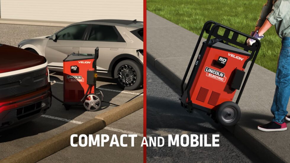Lincoln Electric Launches Velion Mobile DC Fast Charger: 50 kW