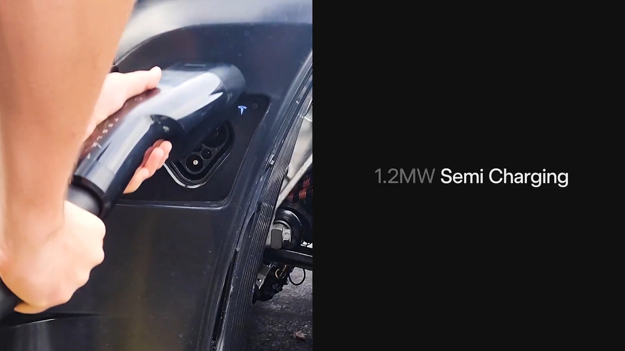 Watch Tesla Semi Charging at 1.2 MW